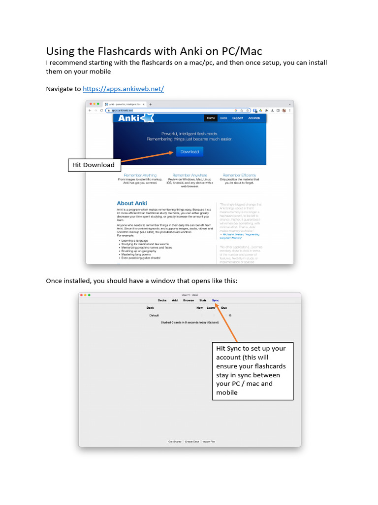Anki Instructions | Download Free PDF | Software | Computing