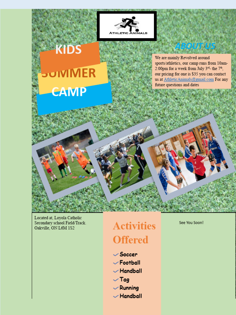 Dylan Astolfo Camp Flyer | PDF