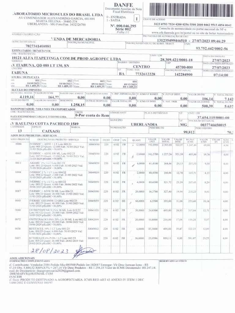 Microsules - NF46295 | PDF