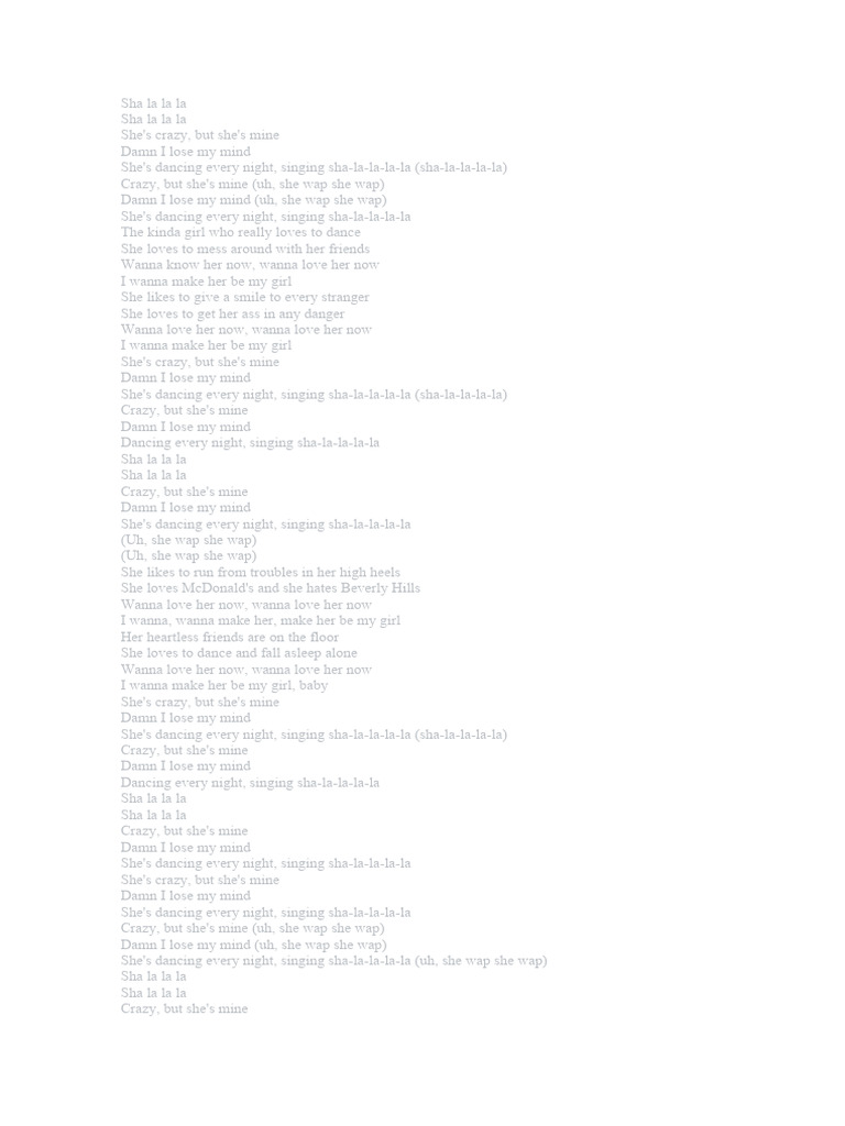 Letra Canción | PDF