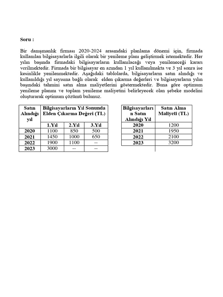 Yoneylem-En Kısa Yol-Soru | PDF