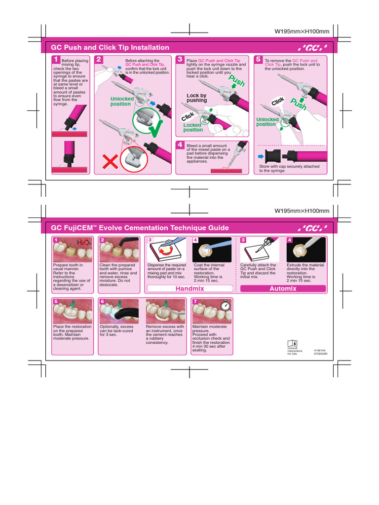GC FujiCem Evolve | PDF | Materials | Industrial Processes