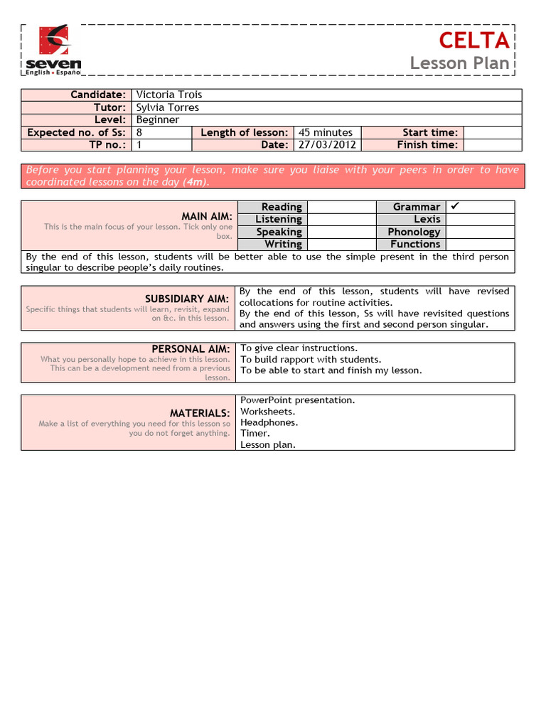Victoria TP1 LP ST | PDF