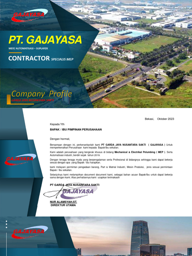 Compro Pt. Gajayasa | PDF | Teknologi & Rekayasa