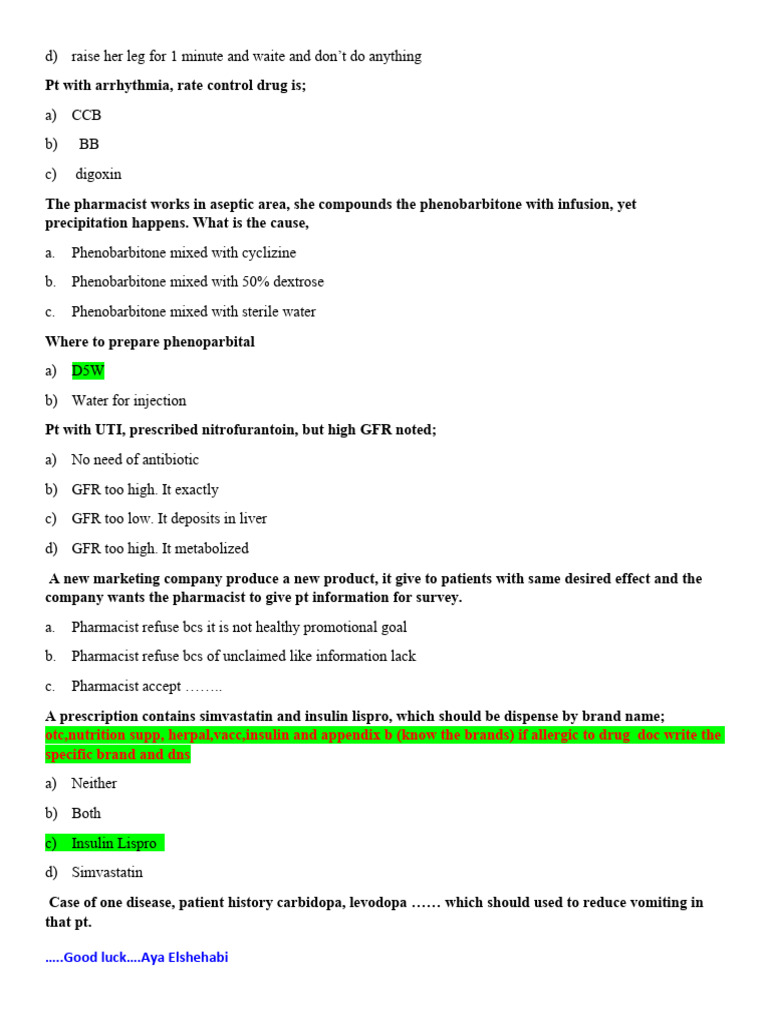 Extracted Haad New Pattern Questions Final | PDF