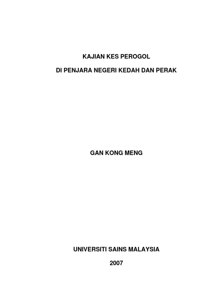 Kajian Kes Perogol | PDF