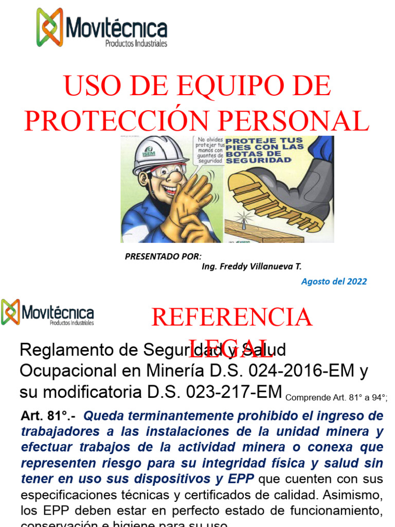 Uso de EPP | PDF | ruido | Minería