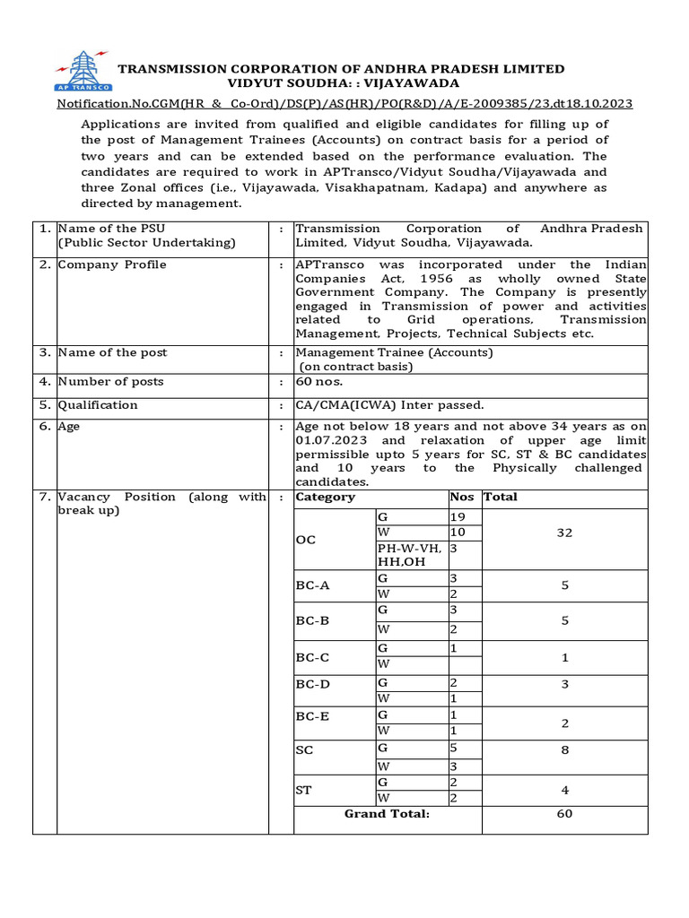 Mt-Notification 2023 | PDF | Government