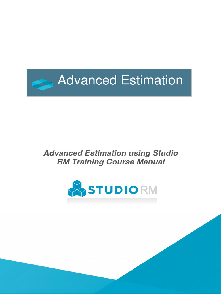 Advanced Estimation Manual | PDF | Covariance | P Value