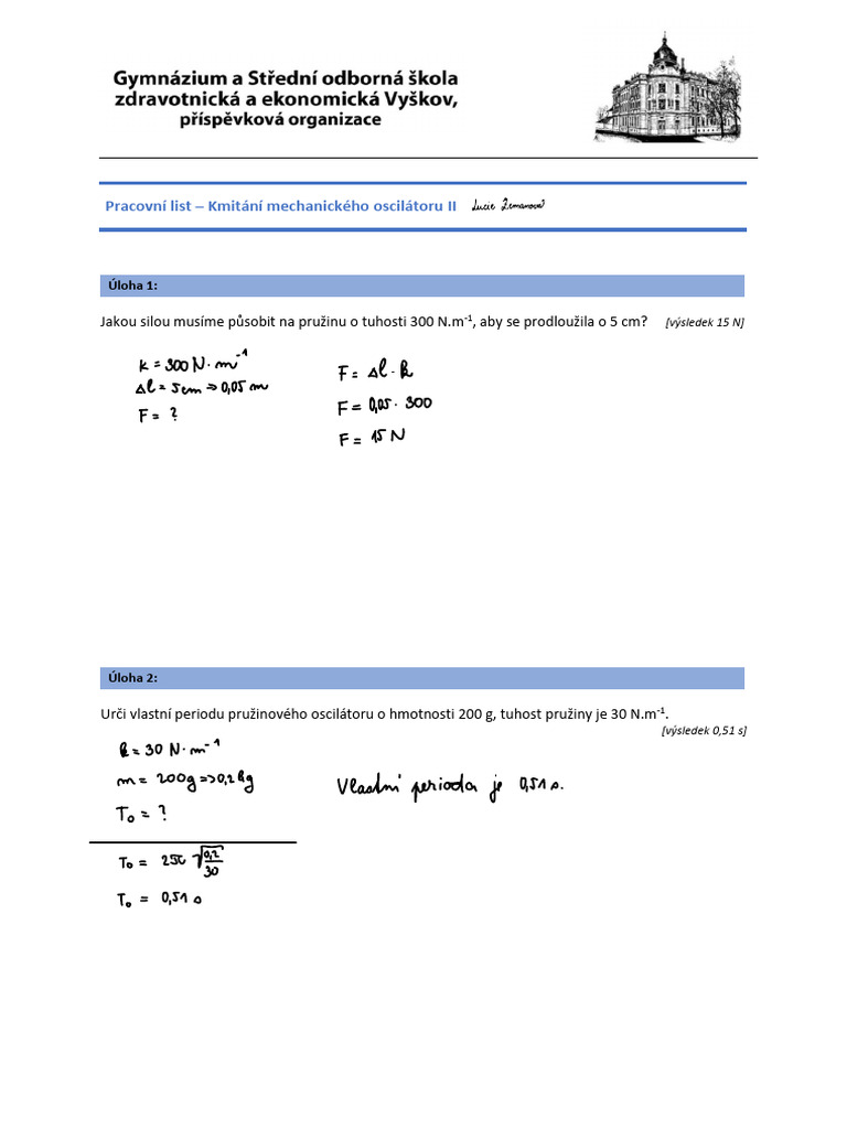 Fyzika Kmitani2 | PDF