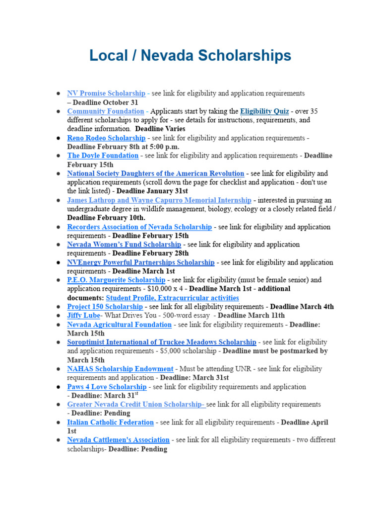 Local Scholarships II | PDF | Career & Growth | Wellness