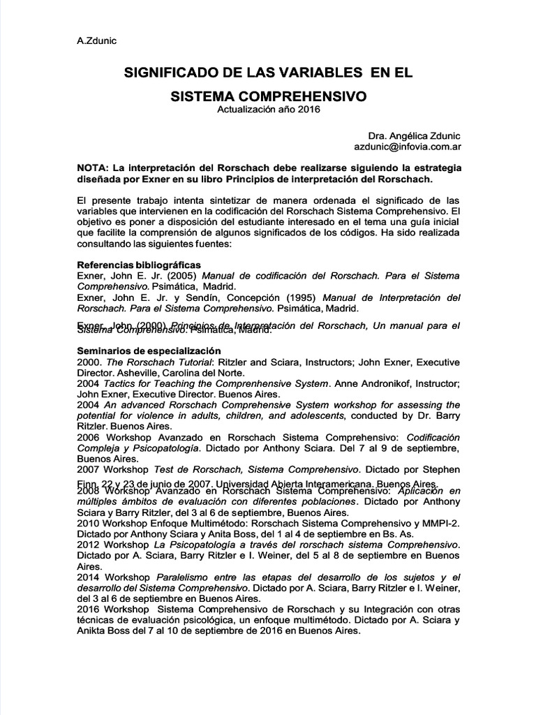 PDF Significado de Las Variables en El Sistema Comprehensivo Compress ...