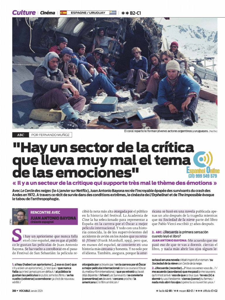 La Sociedad de La Nieve | PDF