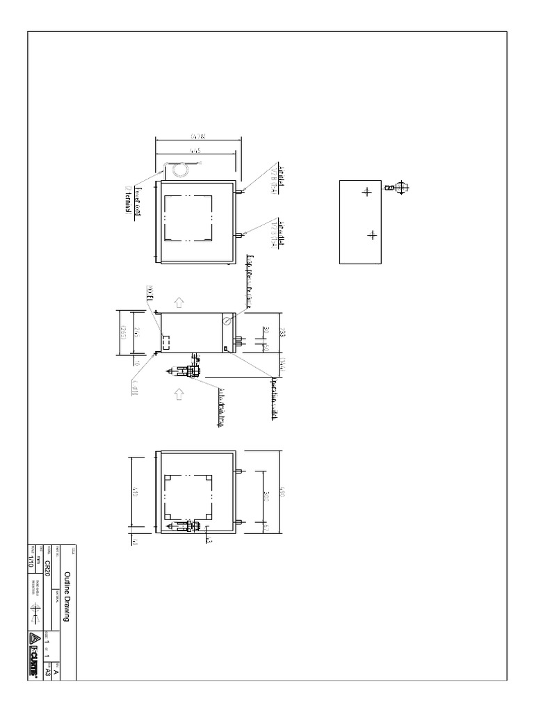CR20 Outline Drawing | PDF