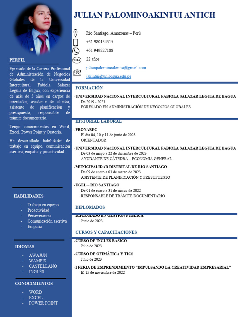 CV Julian Palomino | PDF | México