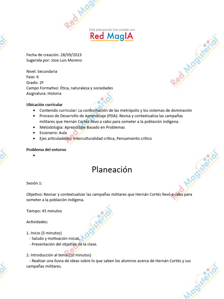 Red MAgIA - Revisa y Contextualiza Las Campañas Militares Que Hernán ...