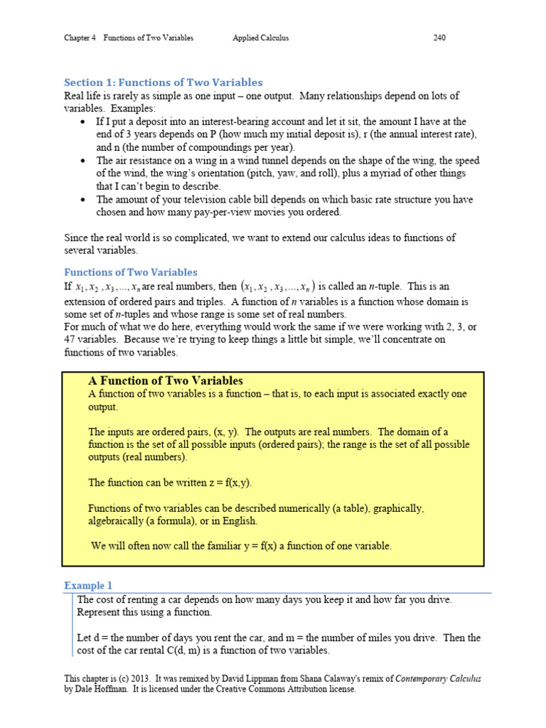 Partial Derivatives | PDF | Derivative | Function (Mathematics)