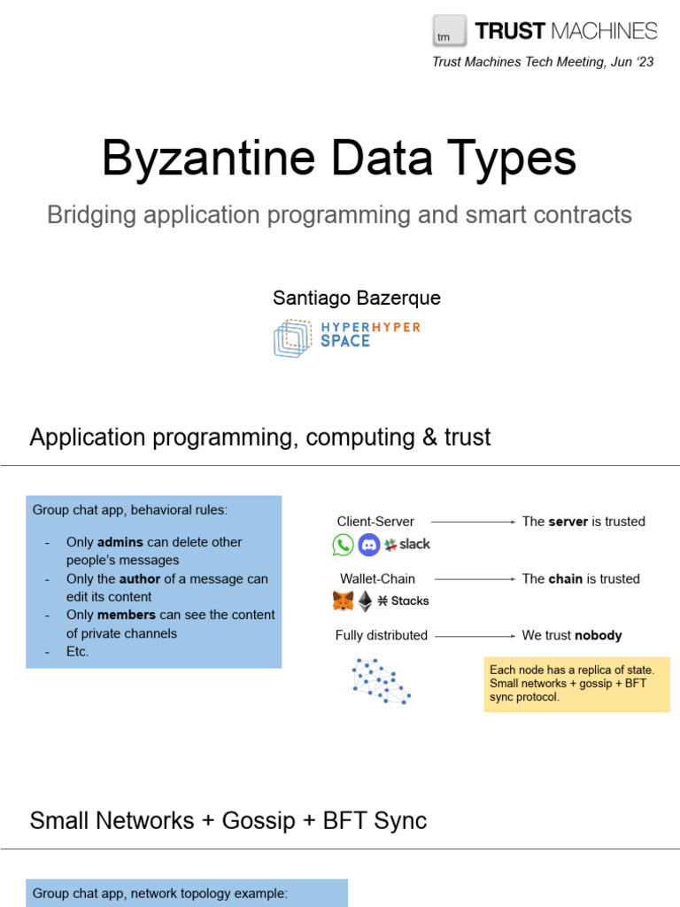 Byzantine Data Types - Final | PDF | Computer Network | Client–Server Model