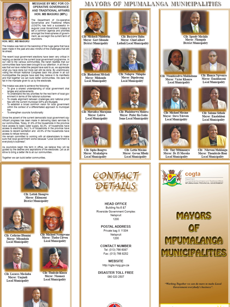 Mayors Brochure | PDF | Government