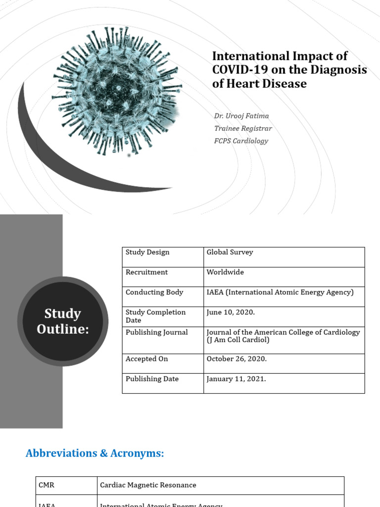 Global Impact of COVID-19 On Diagnosis of Cardiac Diseases | PDF ...