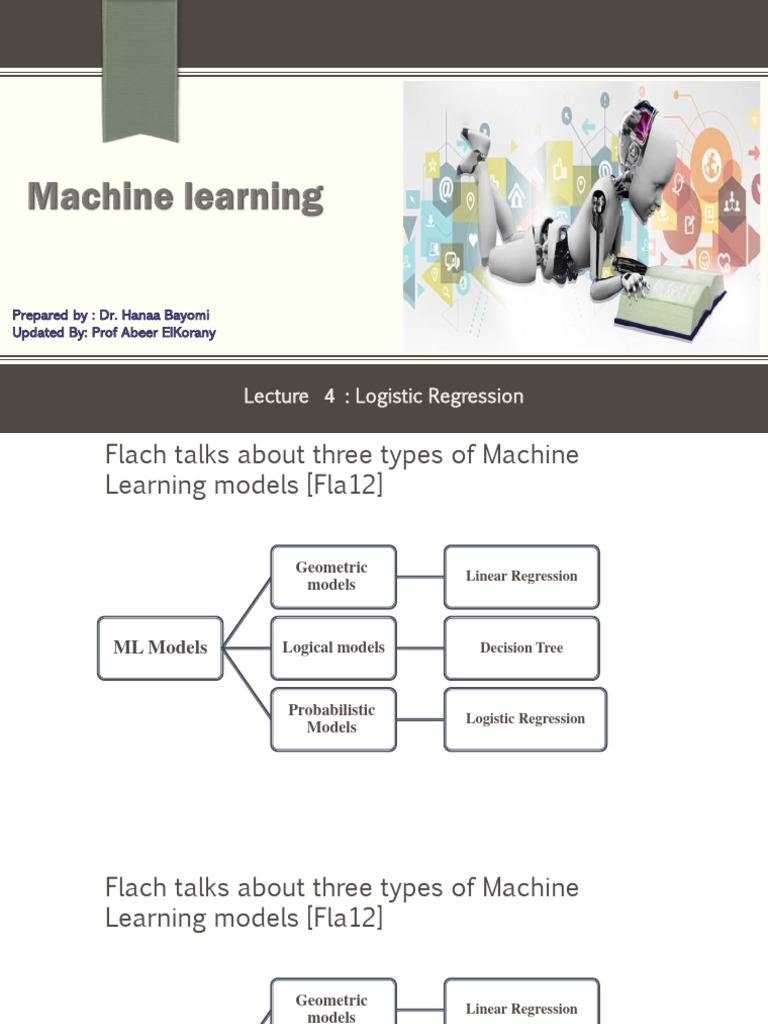 Lecture 4-Logistic-Regression | PDF | Logistic Regression | Regression ... Lecture 4-Logistic-Regression | PDF | Logistic Regression | Regression ...