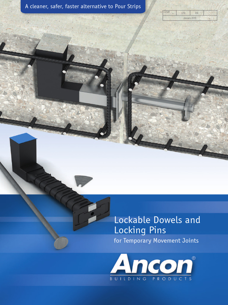 Ancon Lockable Dowels and Locking Pins March 2015 | PDF | Concrete ...