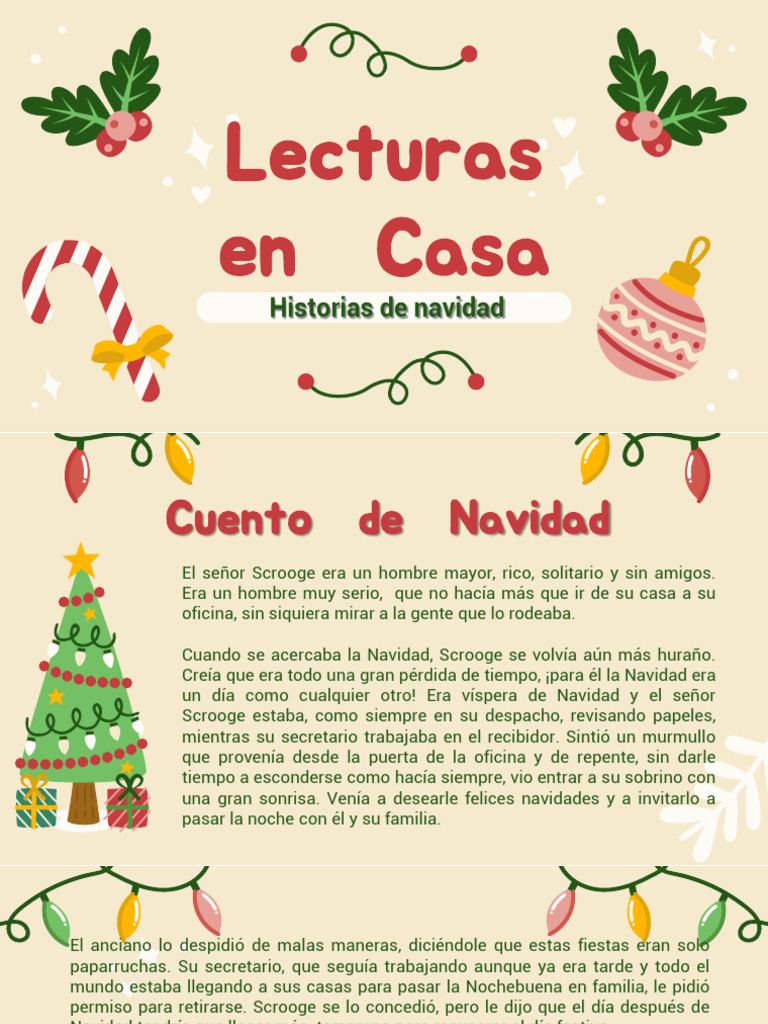 Lecturas de Navidad en Casa 1 | PDF | Navidad | Un villancico