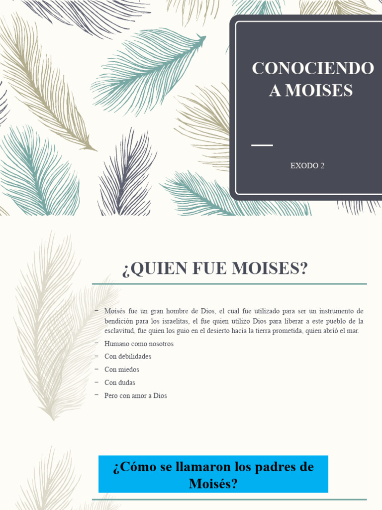Estudio Biblico de Moises | PDF | Moisés | Libro del éxodo