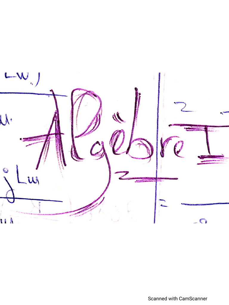 Tout Les TDs Analyse Et Algèbre (1et2) | PDF
