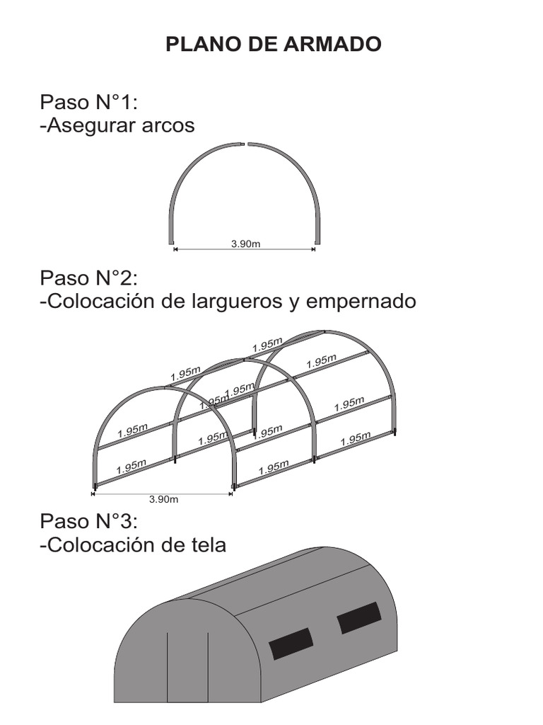 Instrucciones para Armar Carpa Iglu | PDF