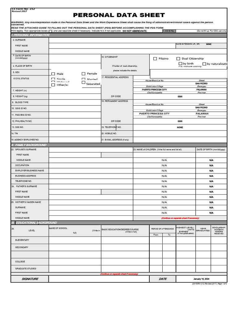 PDS Copy Template Only | PDF | Government | Justice