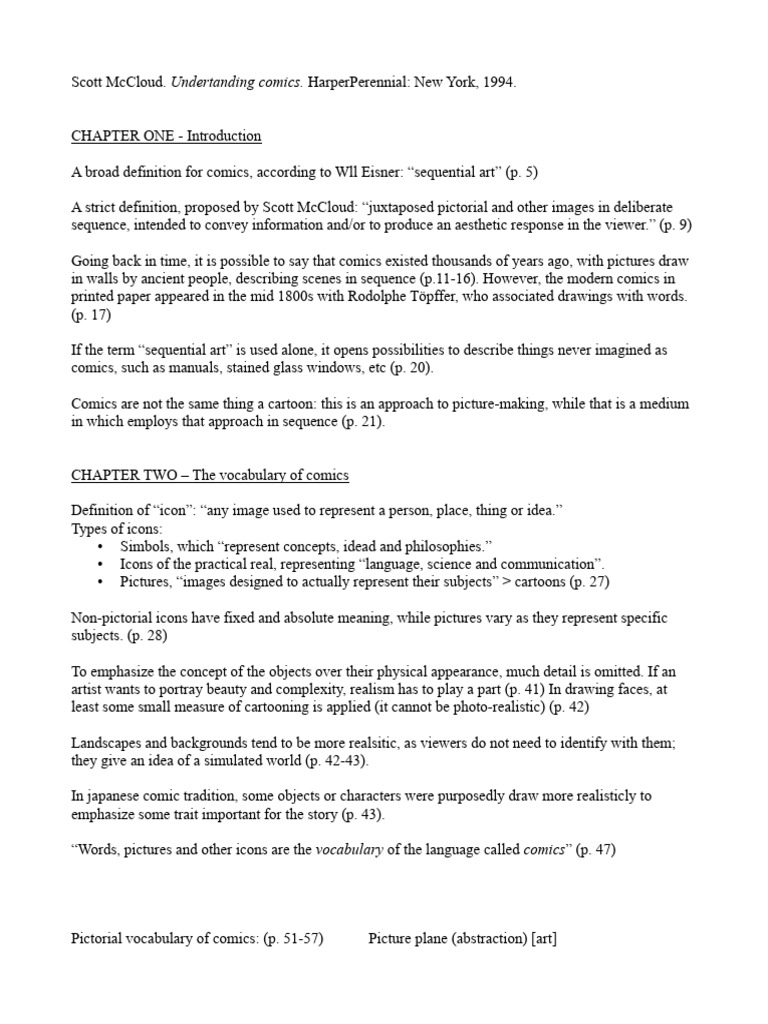 Scott McCloud - Understanding Comics | Download Free PDF | Comics