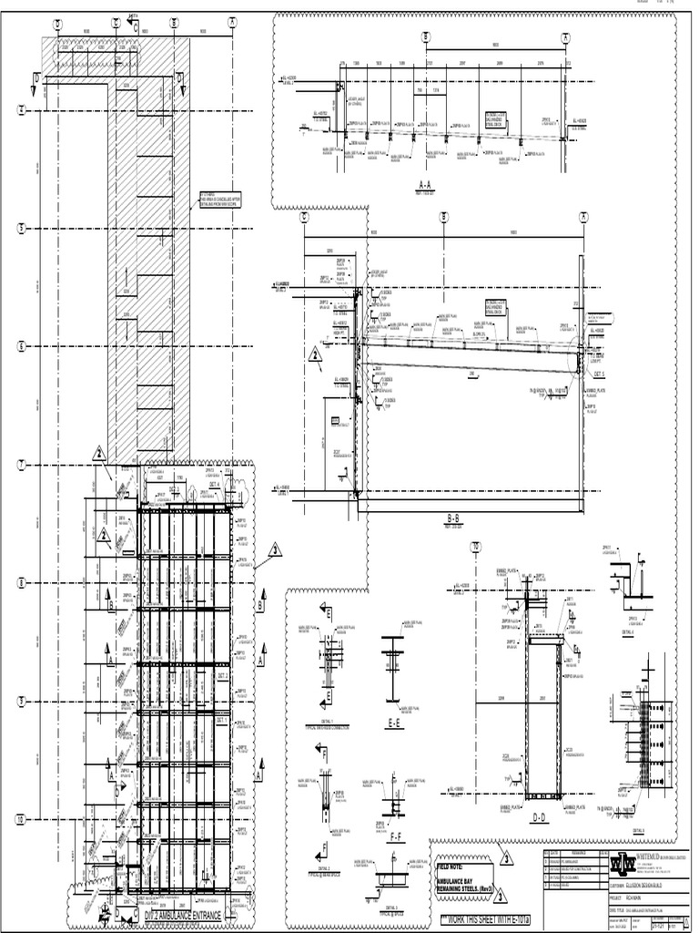 Ambulance Entrance Construction Plan | PDF