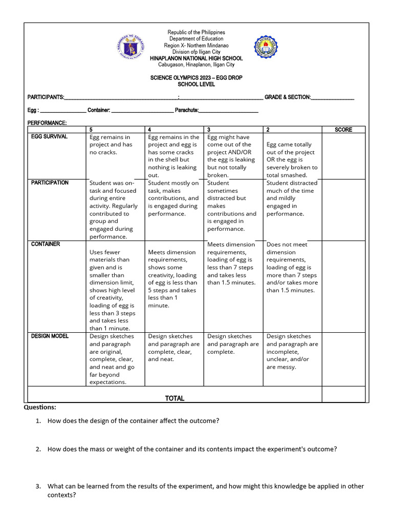 rubric | PDF | Psychology | Cognition