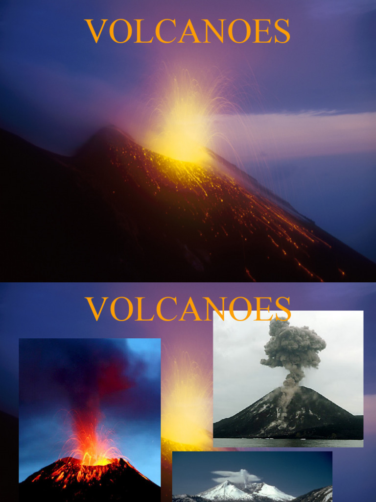 Volcanoes Composite | PDF | Volcano | Types Of Volcanic Eruptions