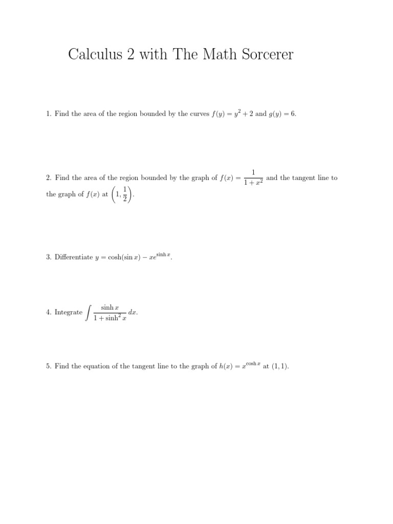 Assignment 2 | PDF | Tangent | Integral
