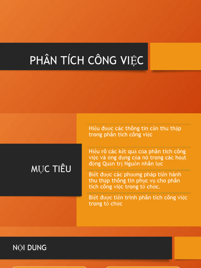 02 Phan Tich Cong Viec - 3tc | PDF