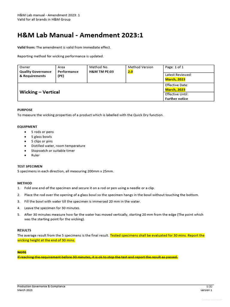 Lab Manual - Amendment 1 | PDF
