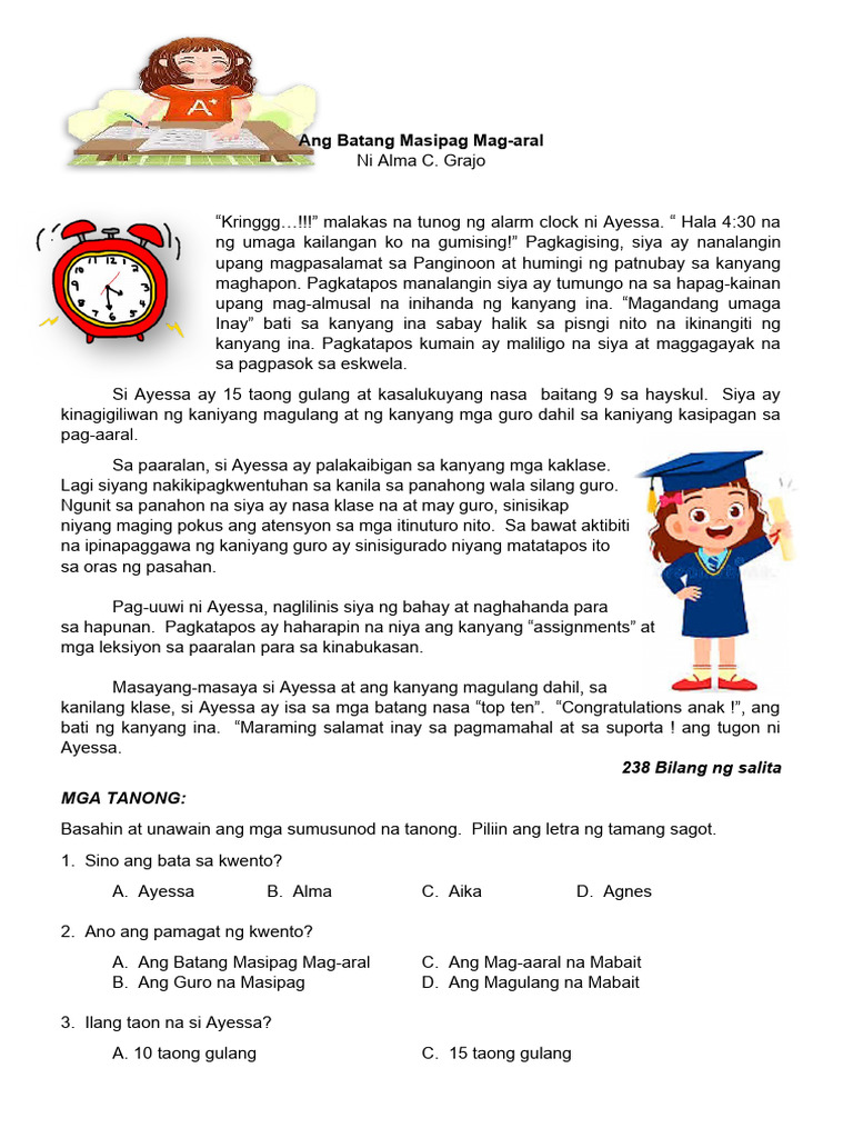 Ang Batang Masipag Edit | PDF