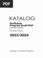 Katalog Kurikulum Program Program Studi FKIP PGSD Dan PGPAUD ...