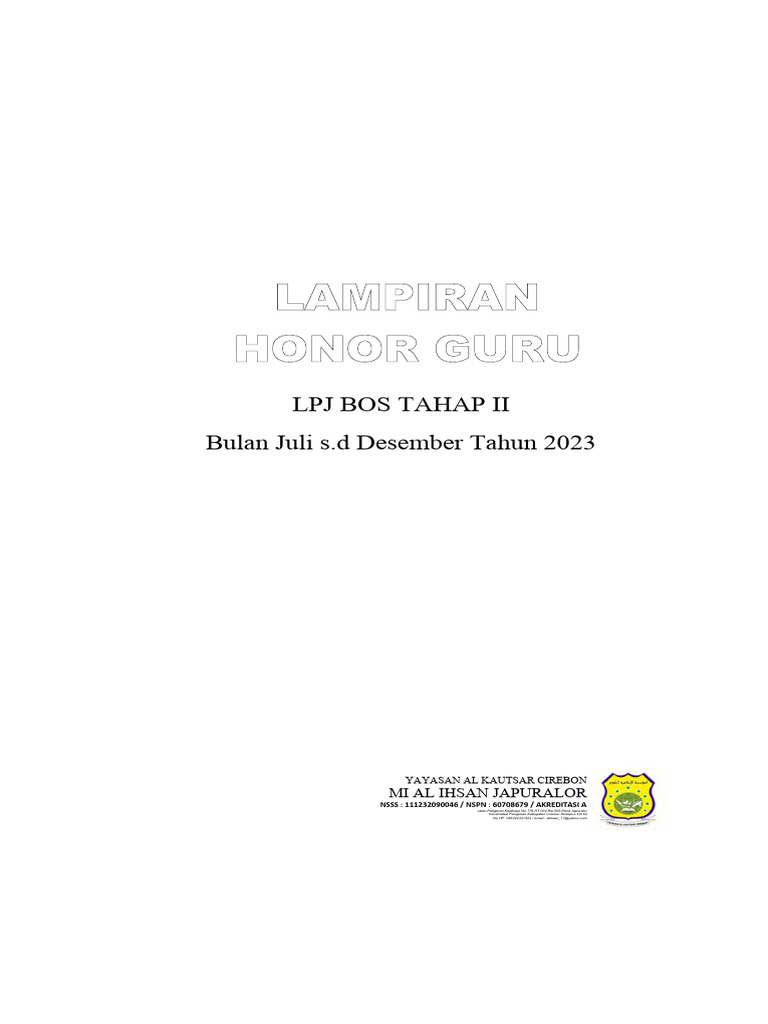 Format Lampiran | PDF