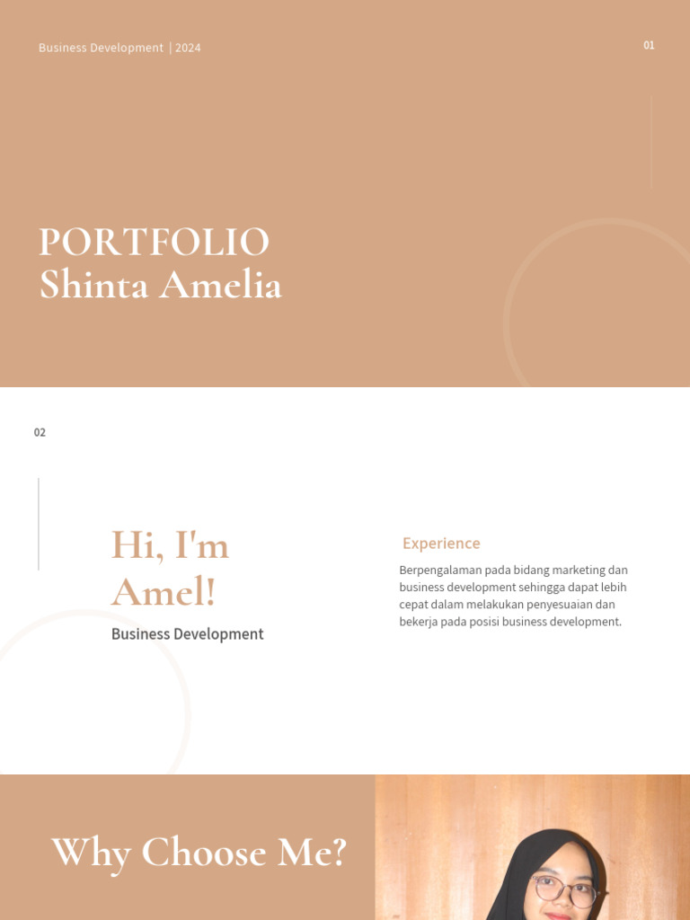 Contoh Portofolio CV Untuk Melamar Pekerjaan | PDF