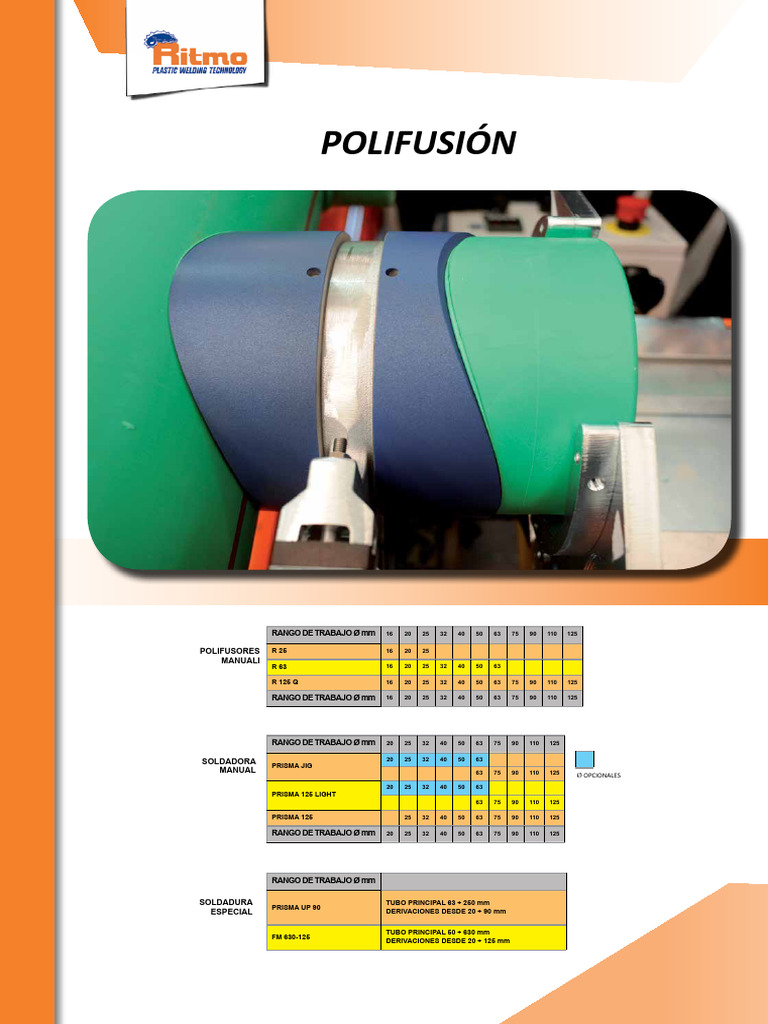 Ficha Tecnica - Polifusora Ritmo | PDF
