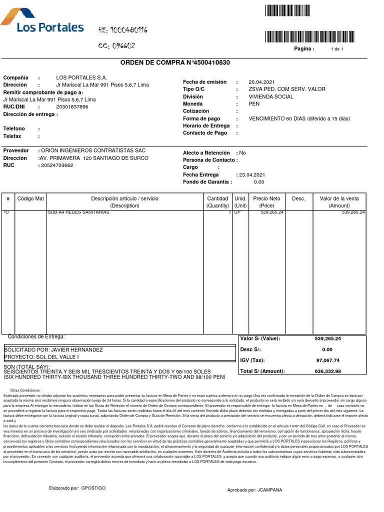 Ficha de Identificacion de Obra | PDF | Evasión de impuestos | Factura