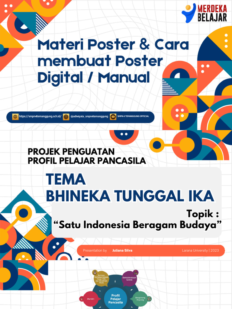 Materi Poster P5 Bhineka Tunggal Ika | PDF