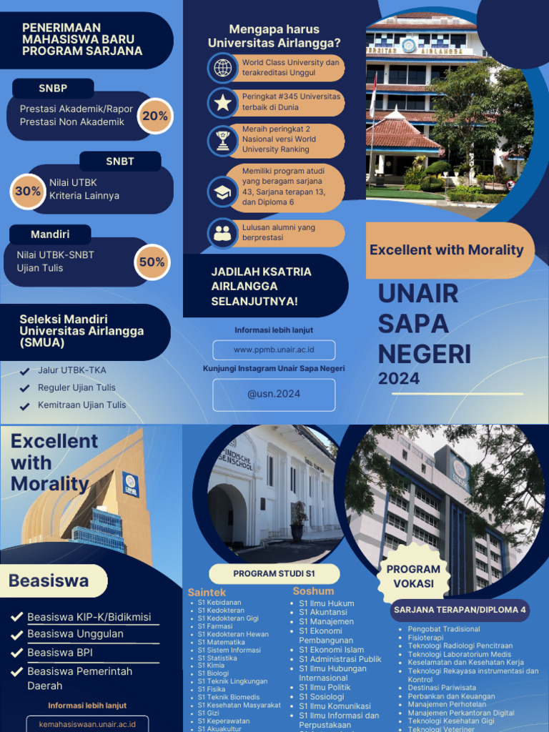 Brosur Unair Sapa Negeri | PDF