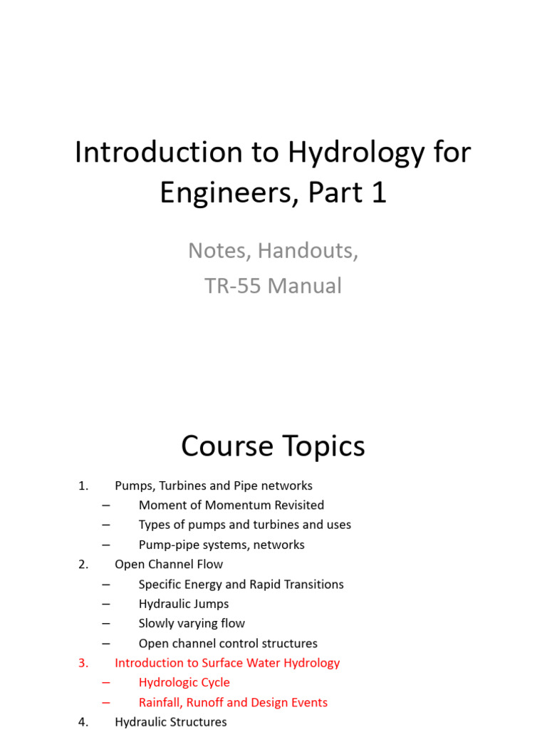 hydrology 2 | PDF | Hydrology | Drainage Basin