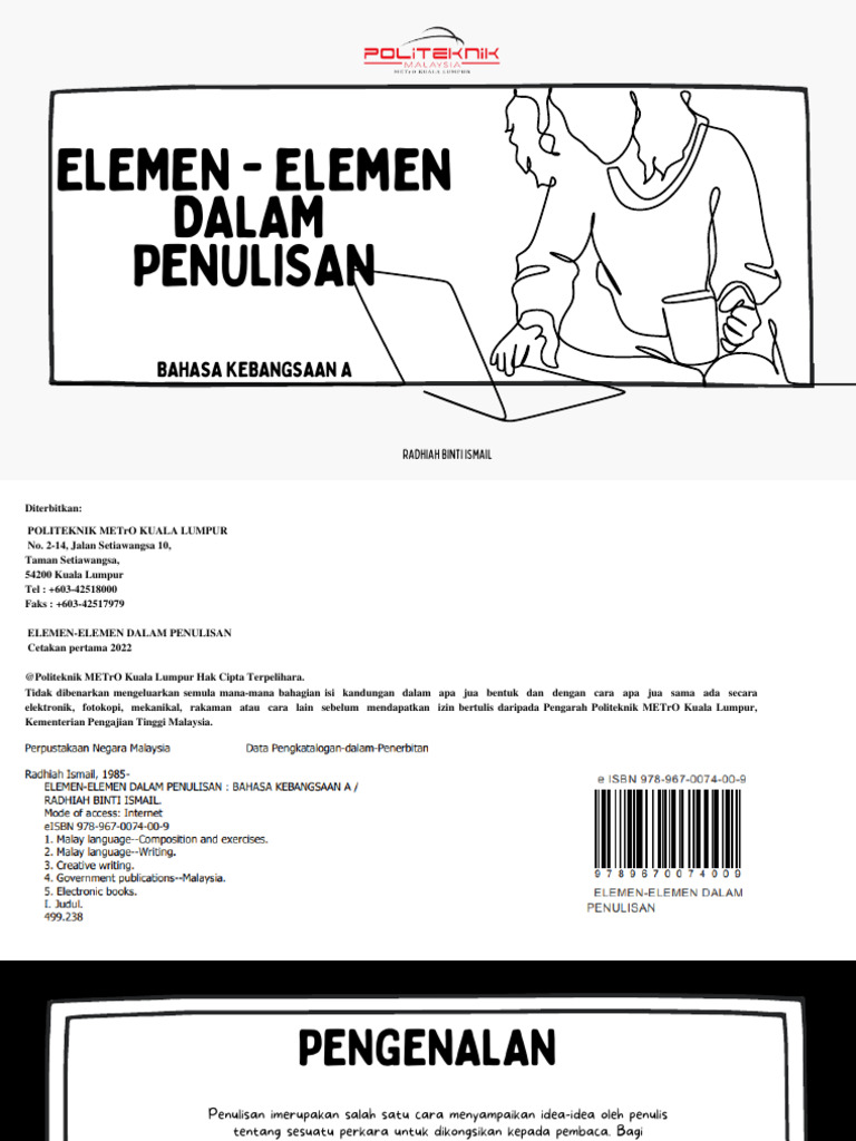 Elemen Penulisan Bahasa Kebangsaan | PDF