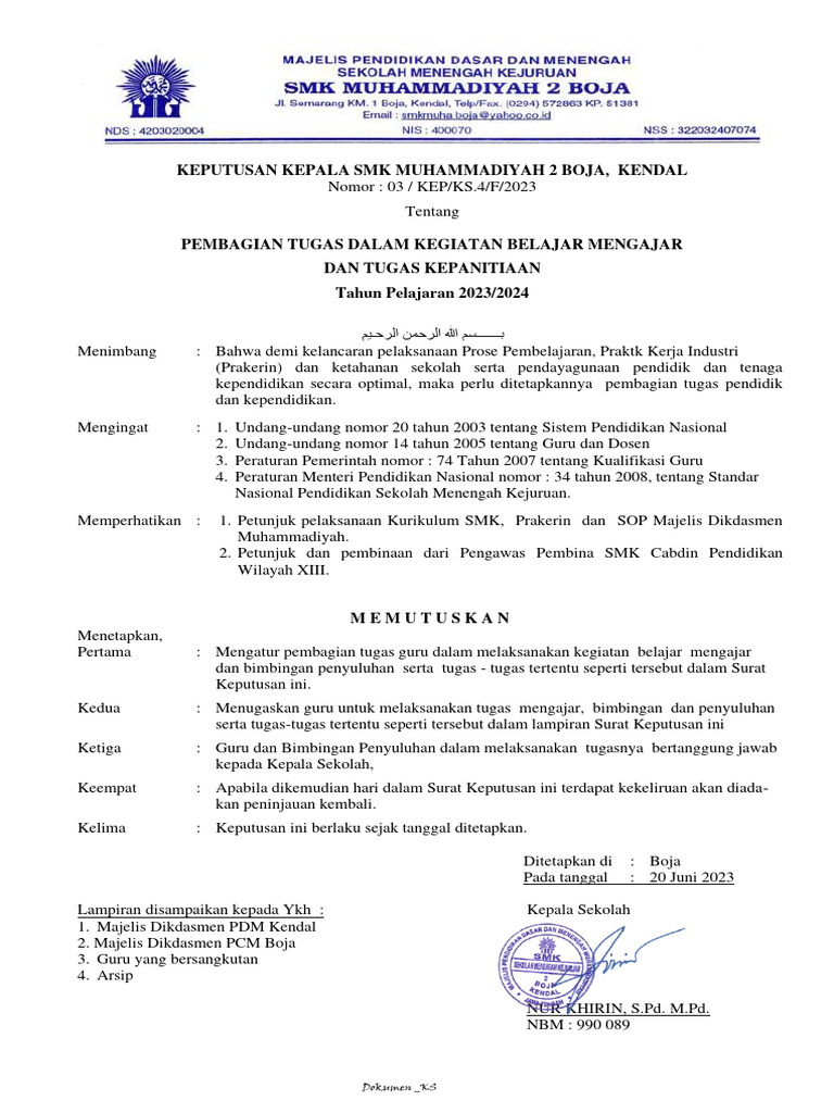 Sk Kbm 2023 2024 Pdf