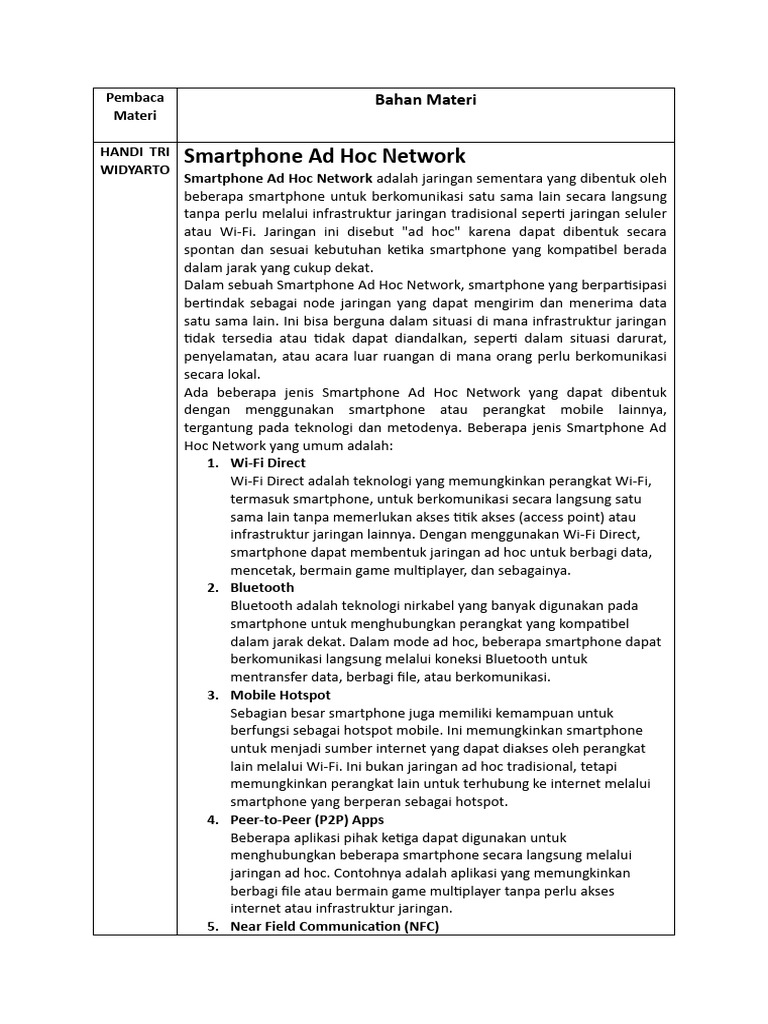 Bahan Presentasi Video KELOMPOK 2 (Mobile Computing) | PDF